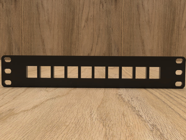 10 Inch Rack Mount for 10 Keystone Jacks – Hive Tech Solutions