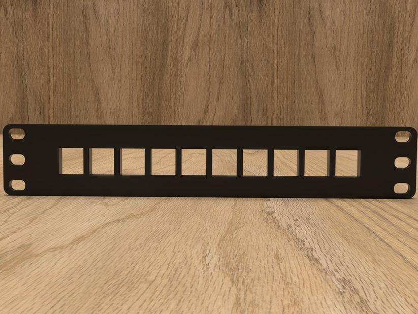 10 Inch Rack Mount for 10 Keystone Jacks – Hive Tech Solutions