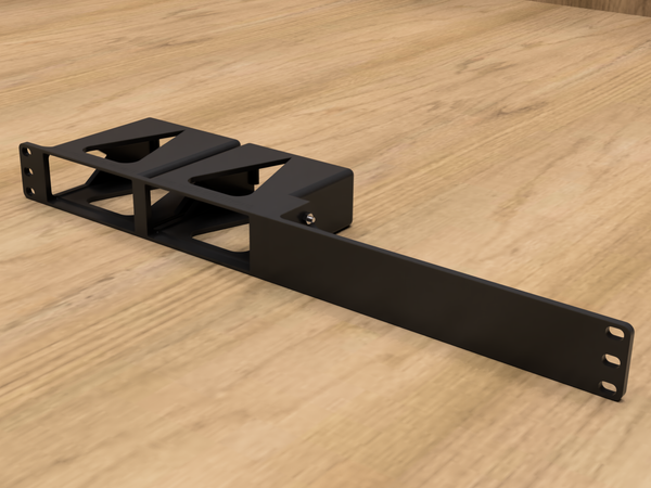 Rack Mount for 2x Fosi Audio V1.0B Amps (Modular) – Hive Tech Solutions